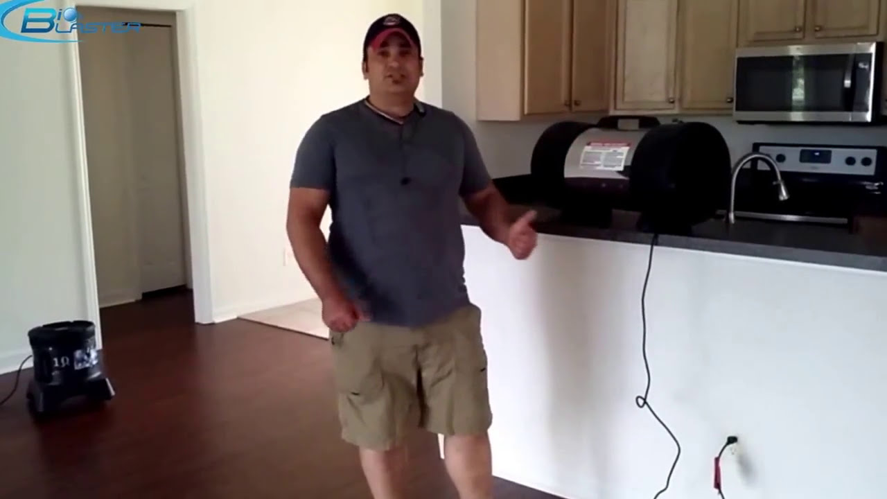 Bio3Blaster Ozone generator In Action - YouTube