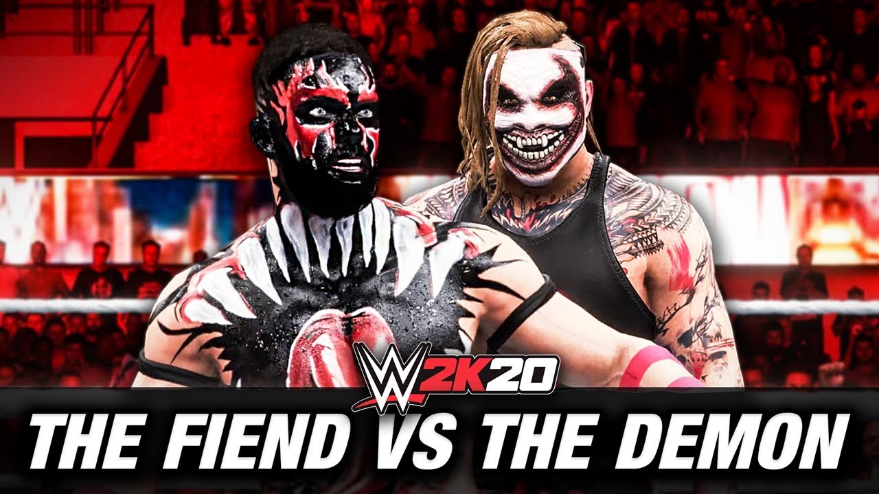 WWE 2K20 - 'THE FIEND' BRAY WYATT vs 'THE DEMON' FINN BALOR!! - YouTube