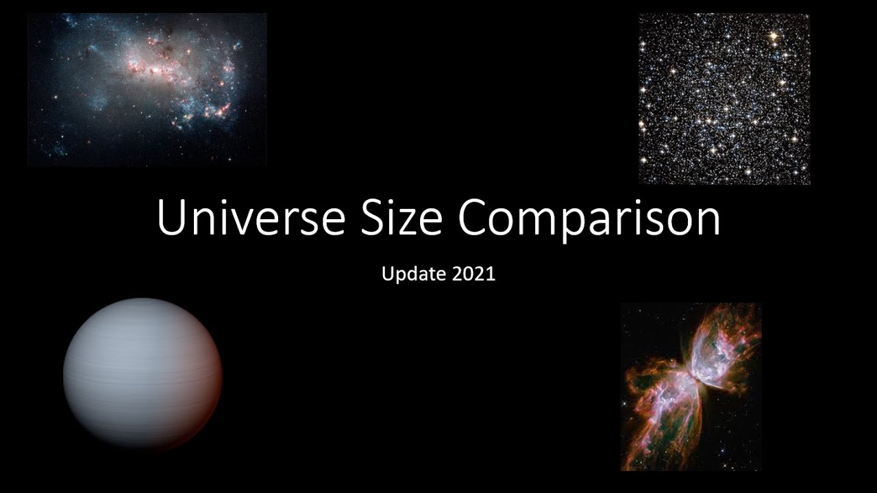 Universe Size Comparison 2021 - YouTube