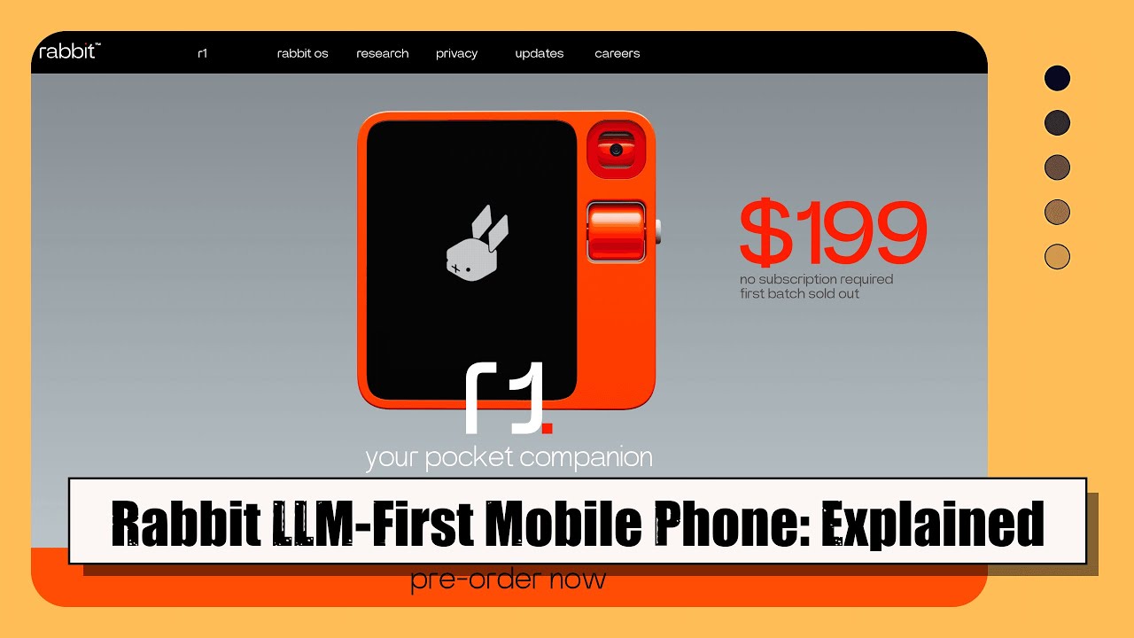 Introducing Rabbit LLM-First Mobile Phone: Hardware, Design, and ...