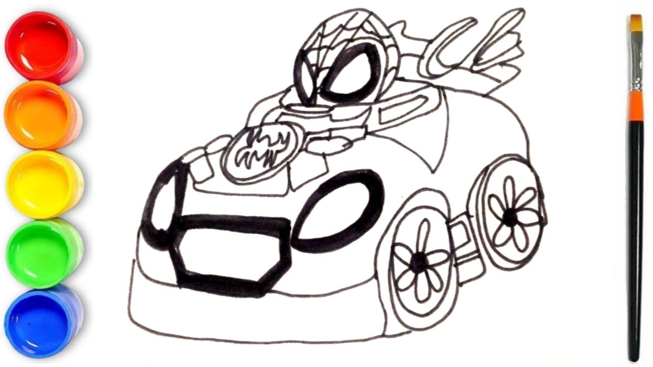 Marvel's Spidey and His Amazing Friends Drawing - Spidey Drawing - YouTube