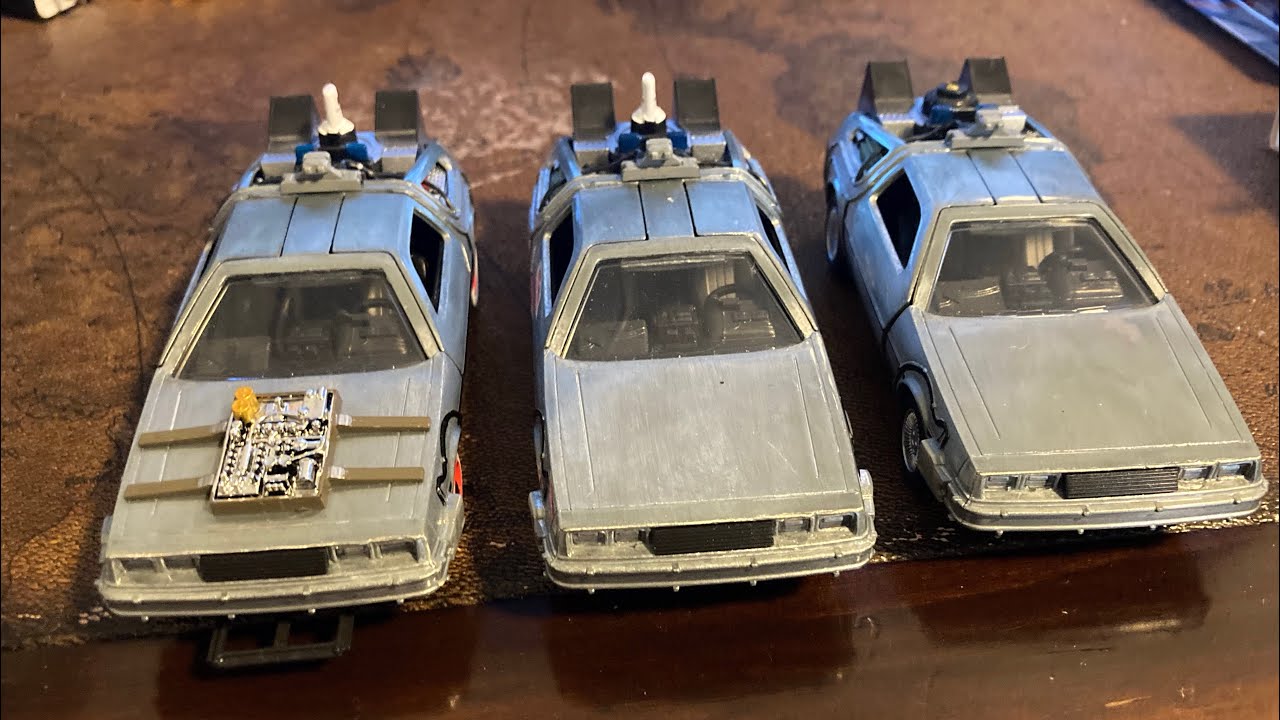 I Have All 3 Back To The Future Deloreans - YouTube