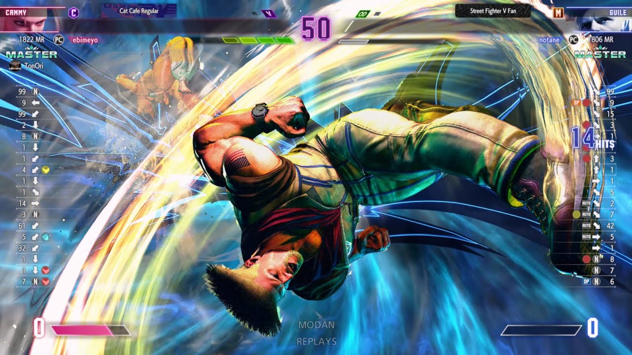 SF6 Modern Guile 1800MR+ replays (notane) - YouTube