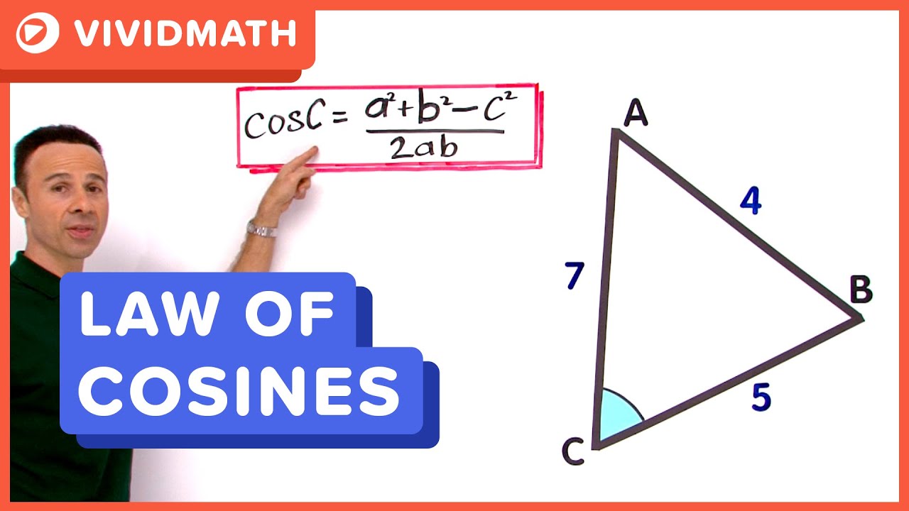 Law of Cosines: Missing Angle - VividMath.com - YouTube