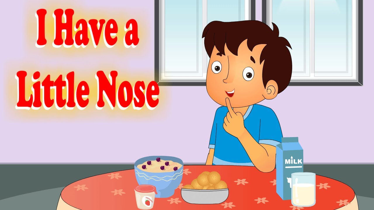 I Have A Little Nose English Rhymes | KidsZoo - Nursery Rhymes - YouTube
