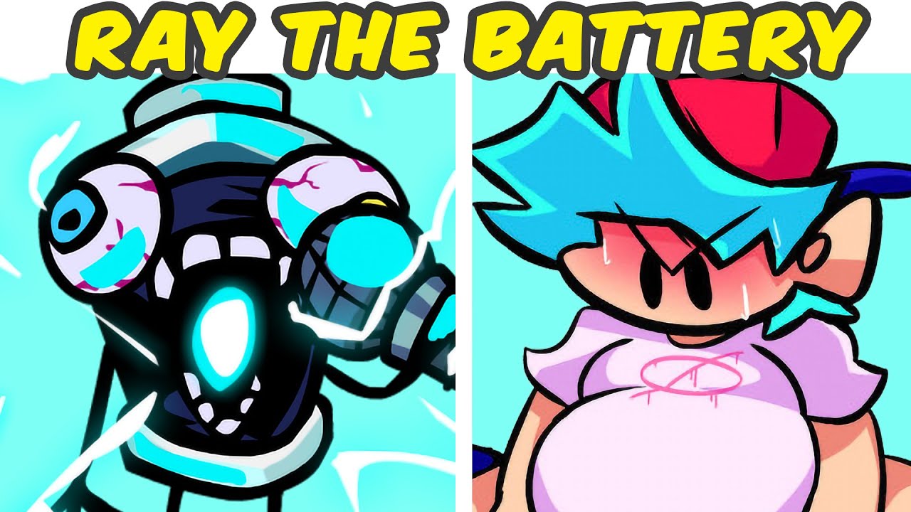 Friday Night Funkin' VS RAY THE BATTERY (FNF MOD) (ONE-SHOT MOD) - YouTube