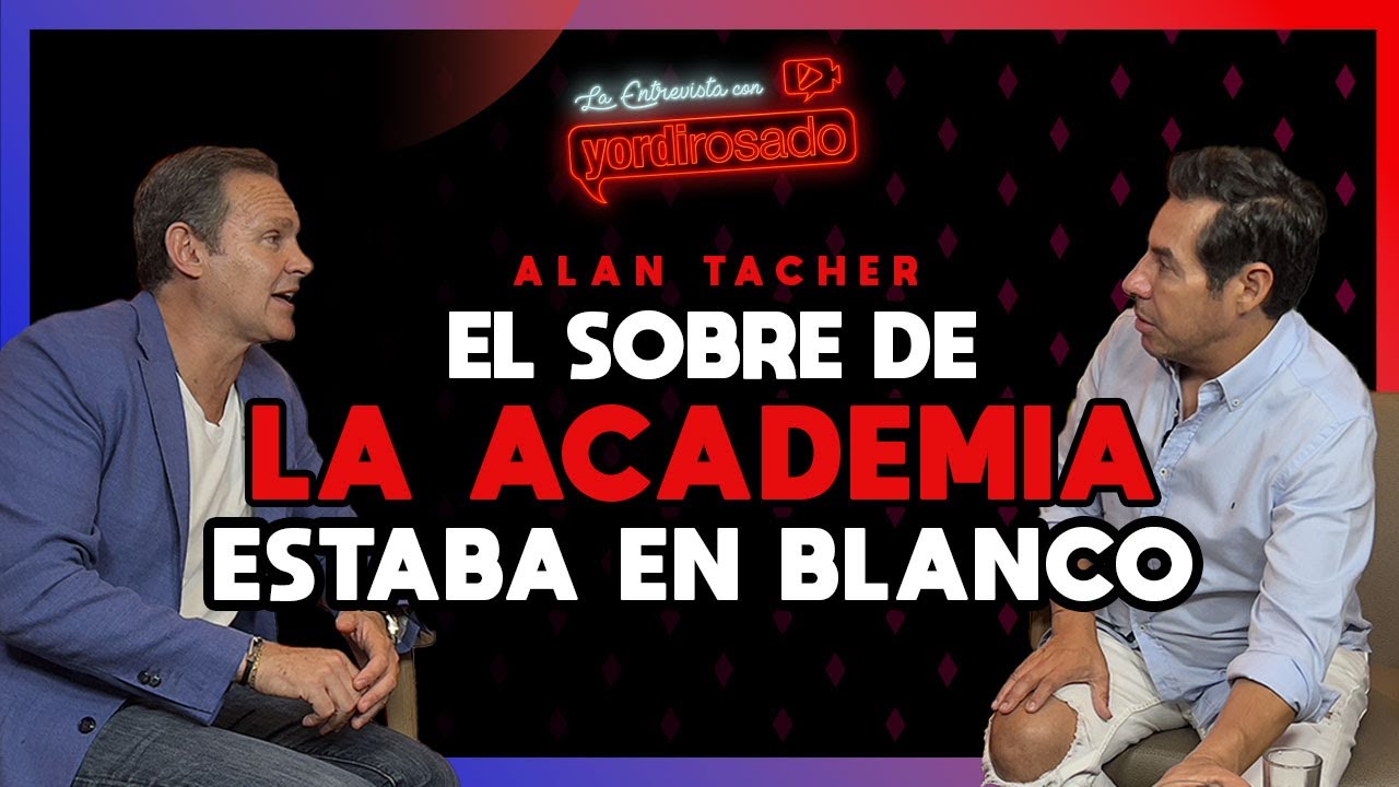 Alan Tacher revela que EL SOBRE de LA ACADEMIA estaba EN BLANCO - YouTube