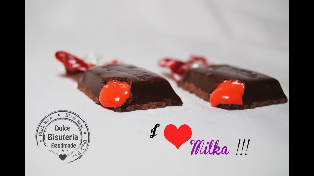 fimo tutorial chocolate milka 1 - YouTube