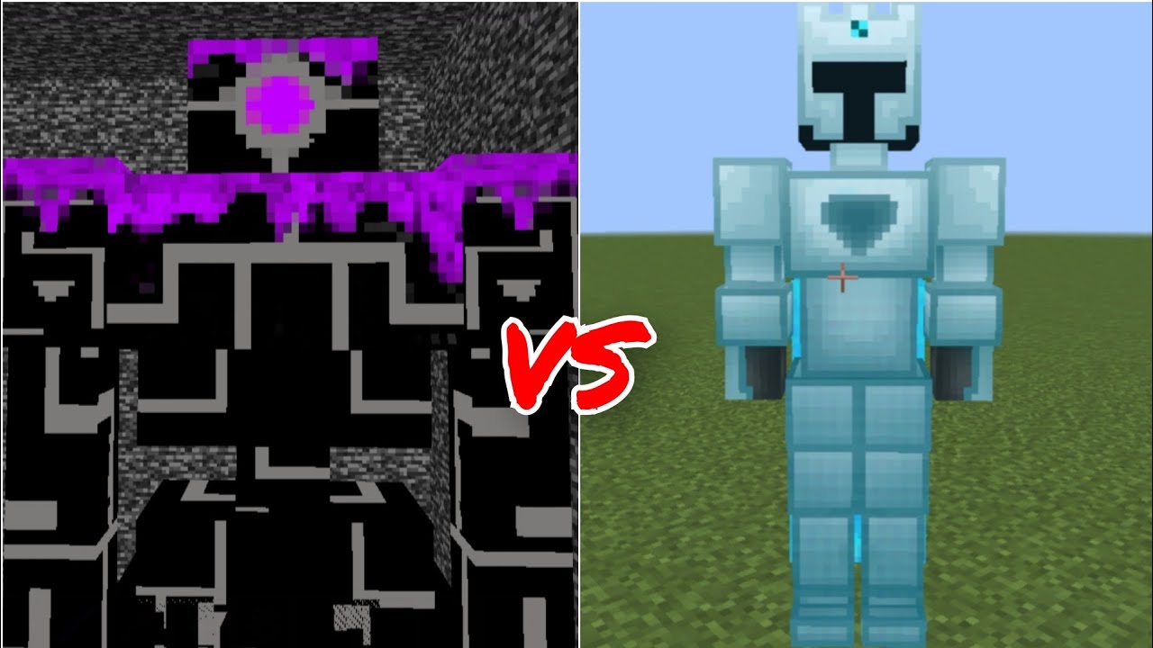 Robo Pounder vs Ice Warrior | Minecraft Mob Battle - YouTube