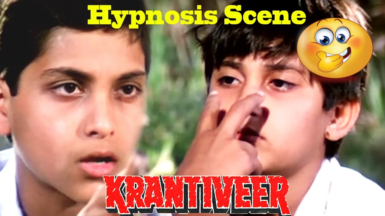 Hypnosis Scene from Krantiveer Movie - YouTube