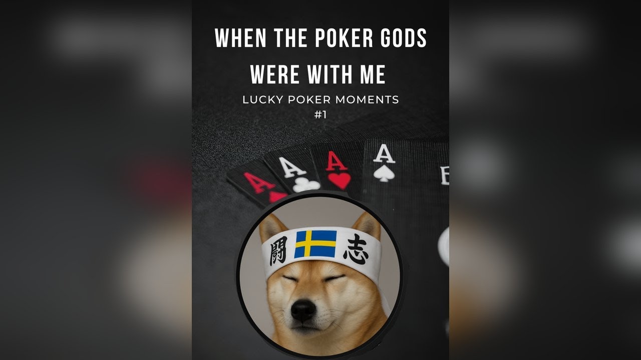 When The Poker Gods Were With Me || Lucky Poker Moments #1 - YouTube