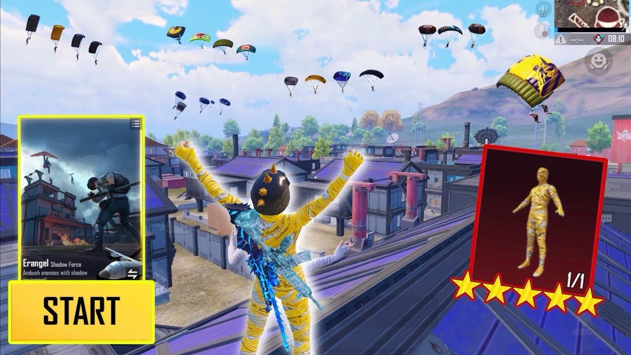 WOW😍MY BEST GAMEPLAY With YELLOW MUMMY SET🔥|PUBG MOBILE - YouTube