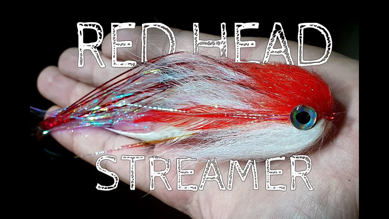 Red Head Streamer - Fly Tying with G.Zingaro - YouTube