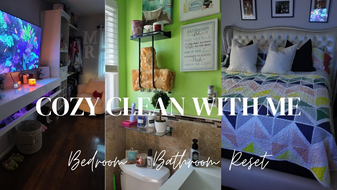 FALL CLEAN WITH ME/ WEEKEND RESET/ 🍂🍁 Bedroom & Bathroom Deep Clean ...