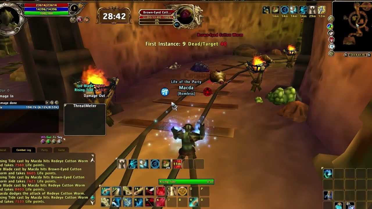 Wabbit goes on alt! - Priest/scout 41/40 Goblin Mines Minigame - YouTube