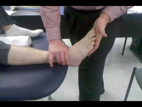 Distraction of the Subtalar Joint - YouTube