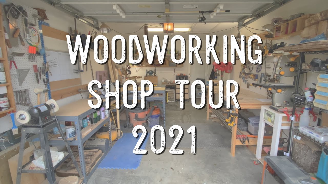 Woodworking in a One Car Garage // Shop Tour 2021 - YouTube