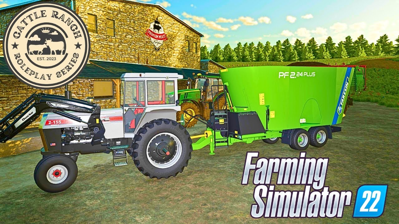 How I Prepped For Our New Farm Yard | Cattle Ranch | Farming Simulator ...