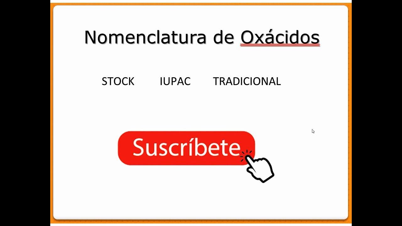Nomenclatura de Oxácidos: “Método Sencillo y muy Fácil de Aprender ...