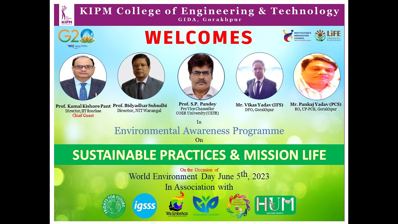 Environmental Awareness Programme on "SUSTAINABLE PRACTICES & MISSION ...