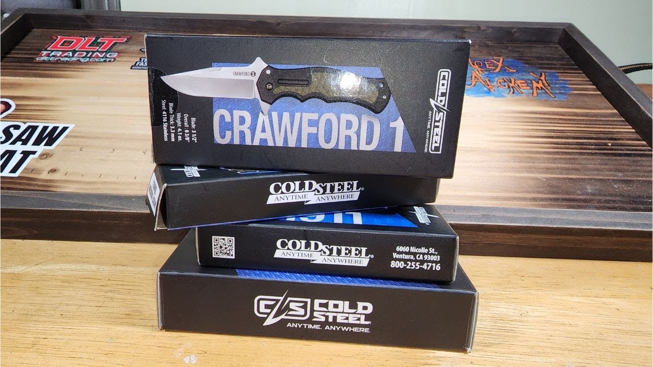 Cold Steel Crawford Model 1 Unboxing and First Impressions - YouTube