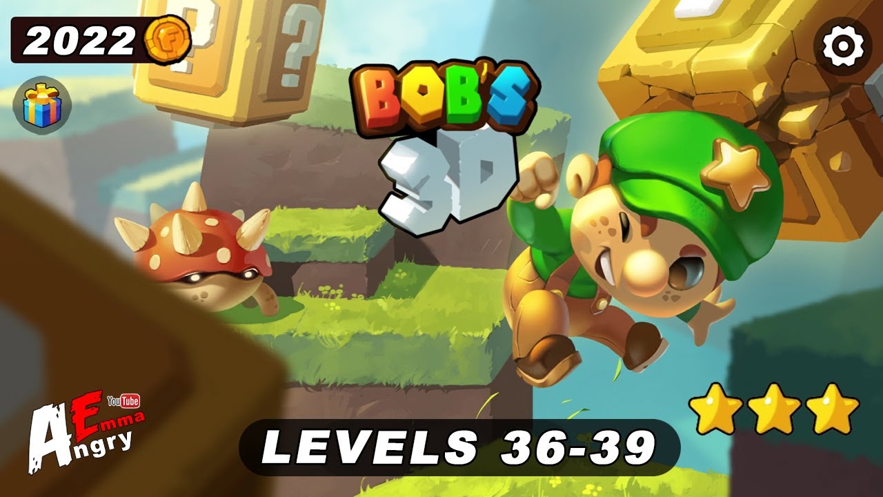 Bob World Adventure 3D - Levels 36-39 / Gameplay Walkthrough (Android ...