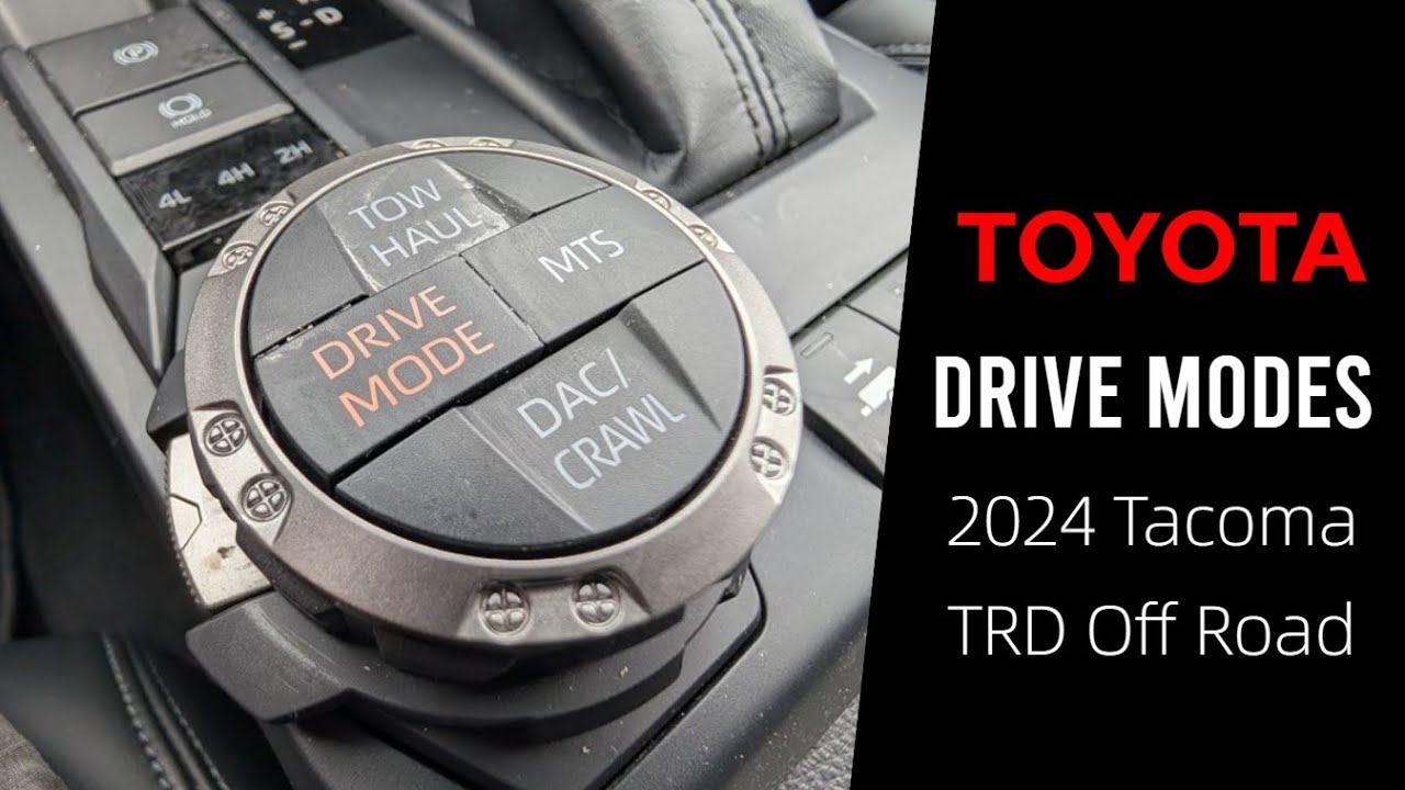 Drive Modes of the 2024 Toyota Tacoma TRD Off Road - YouTube