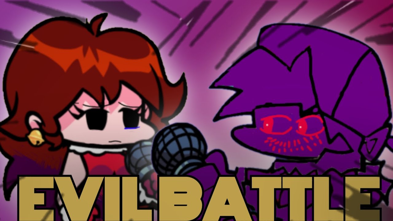 FRIDAY NIGHT FUNKIN' mod EVIL Boyfriend VS Girlfriend' ROUND 2! - YouTube