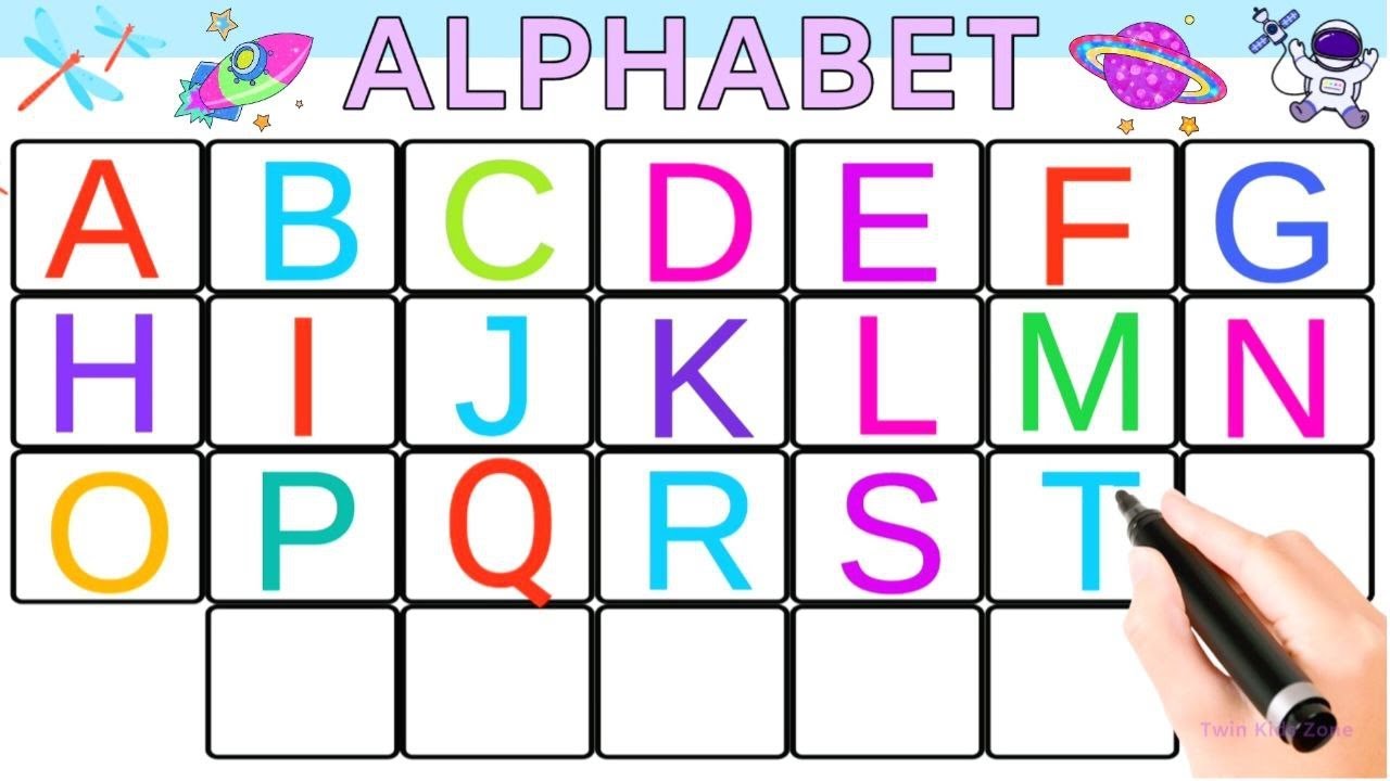 Learn the Alphabet | ABC Writing for Toddlers | Educational Video for ...