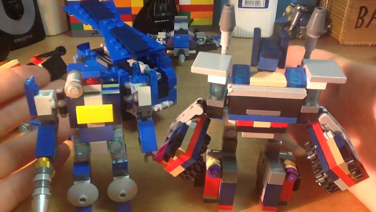 Lego Transformers Custom Optimus Prime (with sword) Review. - YouTube