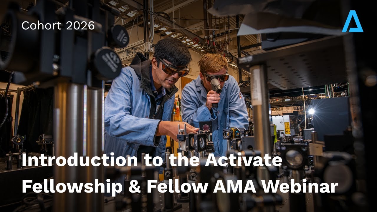 Introduction to the Activate Fellowship & Fellow AMA - YouTube