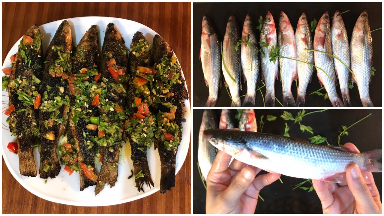 grill fish with wheat bran - YouTube