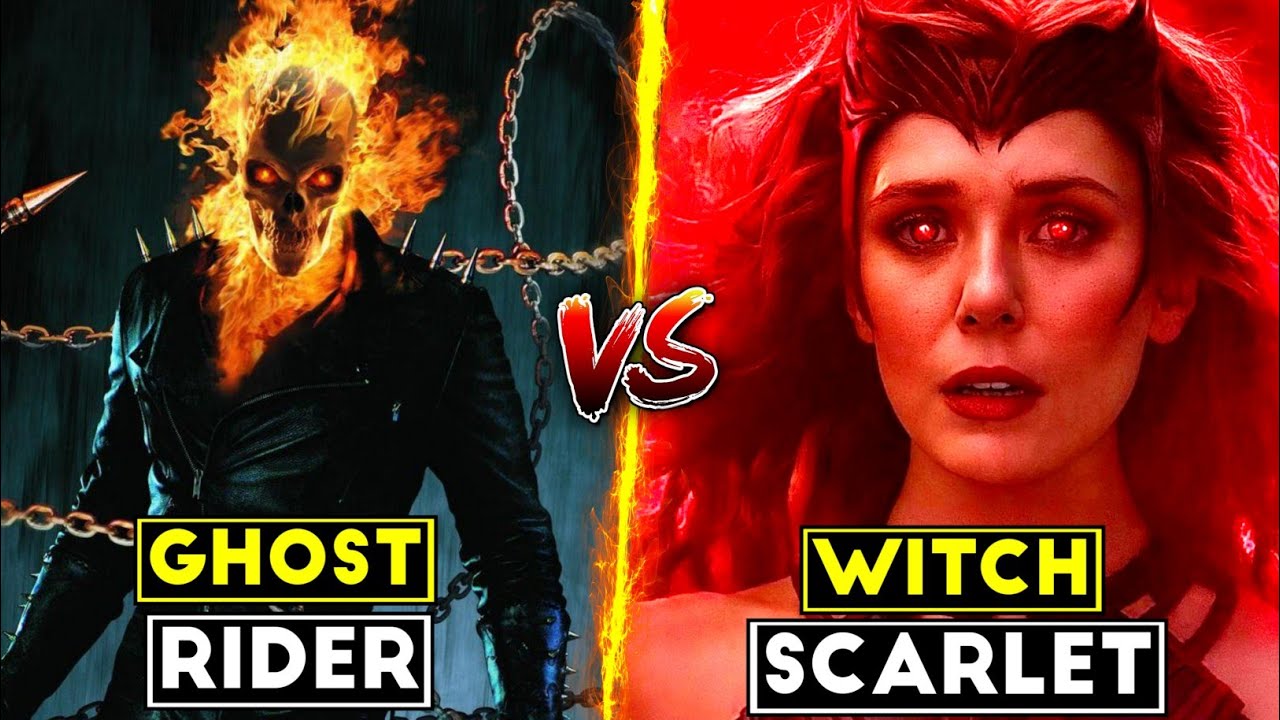 Ghost Rider Vs Scarlet Witch in Hindi || is Ghost Rider beat Wanda ...