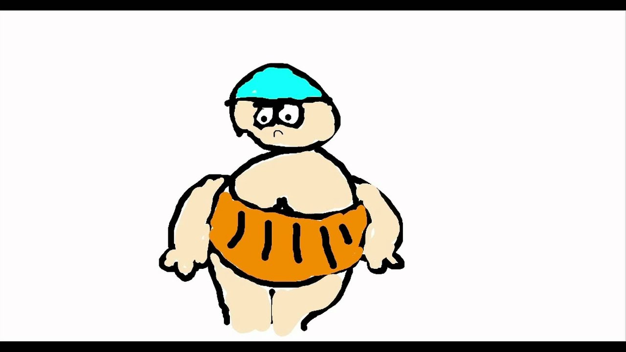 Fat Lady Bounce Of Springboard Cartoon - YouTube