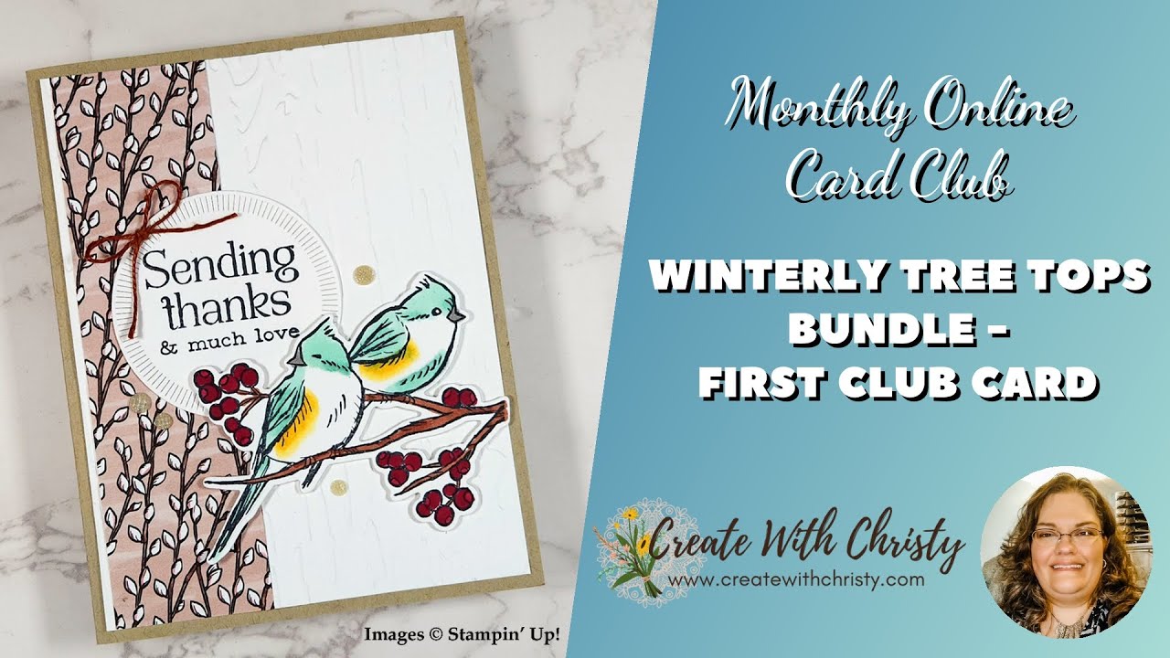 CREATE STUNNING Winter Bird Cards with My Monthly Online Card Club ...