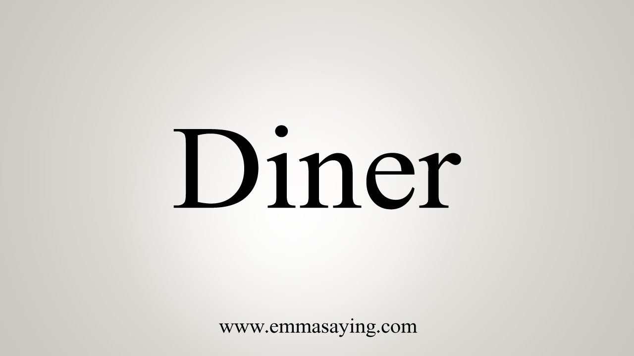 How To Say Diner YouTube how-to-say-diner-youtube