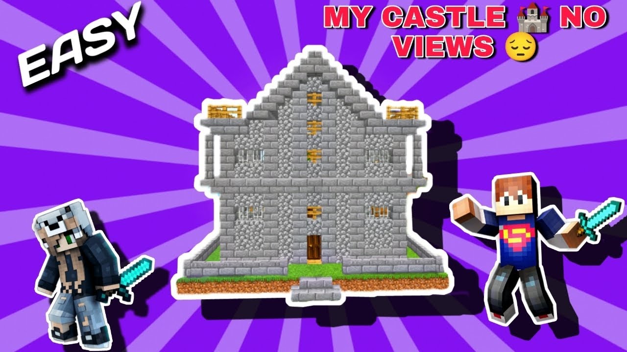Minecraft Castle 🏰 Tutorial Easy ️ big Castle 🏯 Build How To Build ...