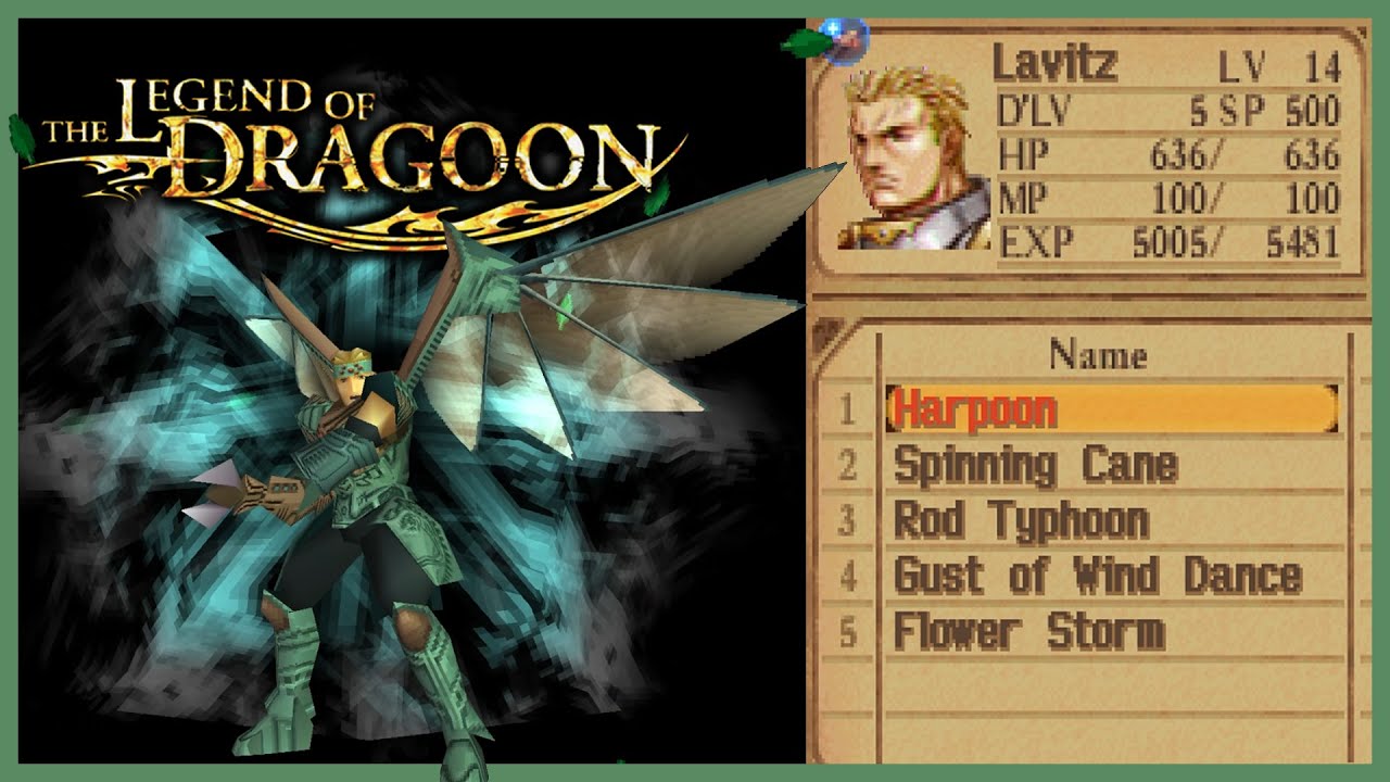 Lavitz | Additions, Victory Poses, Dragoon Transformation and Magic ...