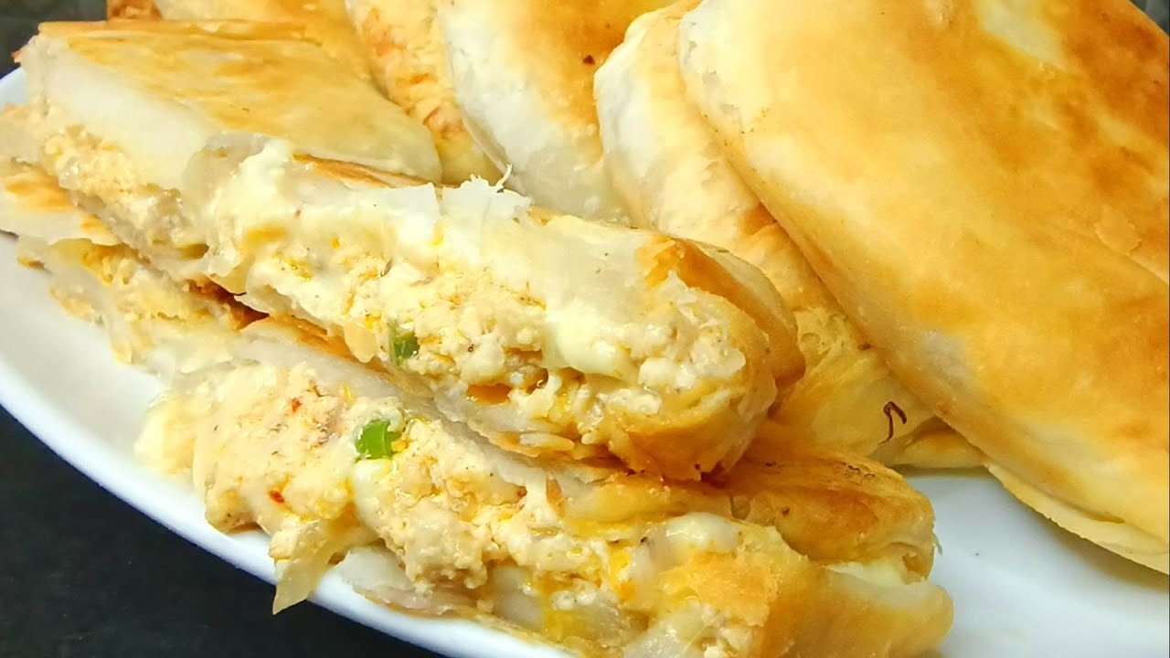 Chicken Cheese And Paneer Puff | Cheese Paneer Puffs / Cottage Cheese ...