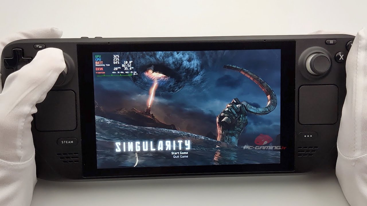 Steam Deck Gameplay - Singularity - SteamOS - YouTube