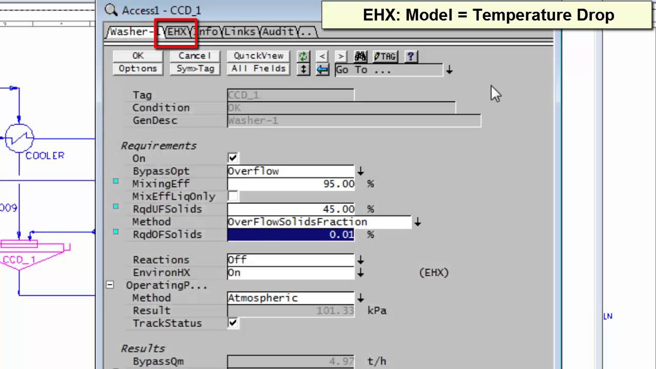 Syscad Tutorial Section 93 Add A Ehx With Temp Drop Youtube
