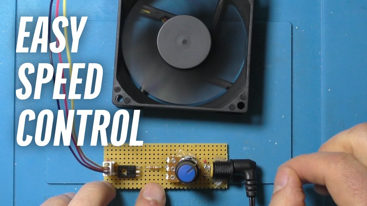 Easy Fan Speed Control with a Transistor and Potentiometer - Hacking a ...