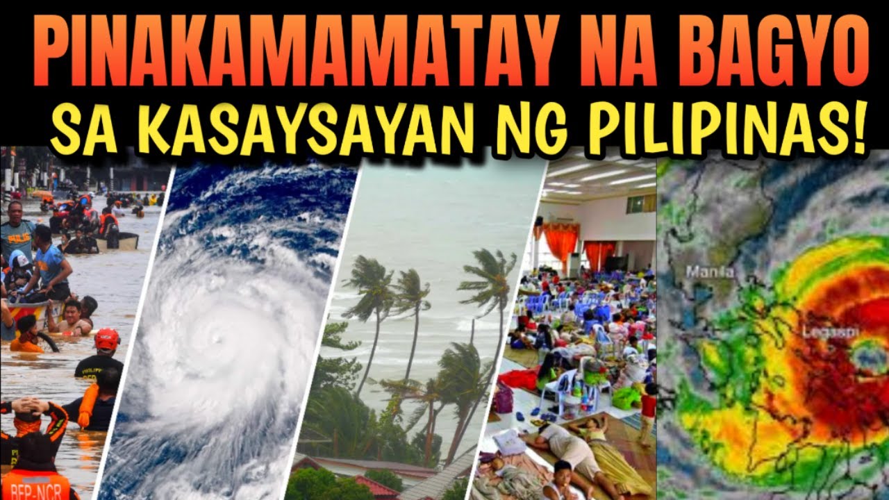 10 DEADLIEST TYPHOONS IN PHILIPPINE HISTORY | PINAKA NAKAKAMATAY NA ...
