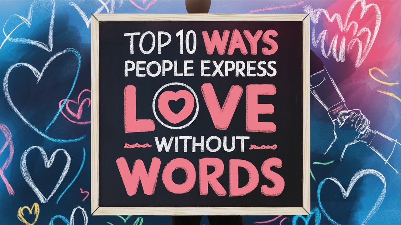 Top 10 Ways People Express Love Without Words - YouTube