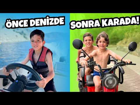 SPEEDBOAT KULLANDIK, ŞOFÖRLÜK YAPTIK! VLOG