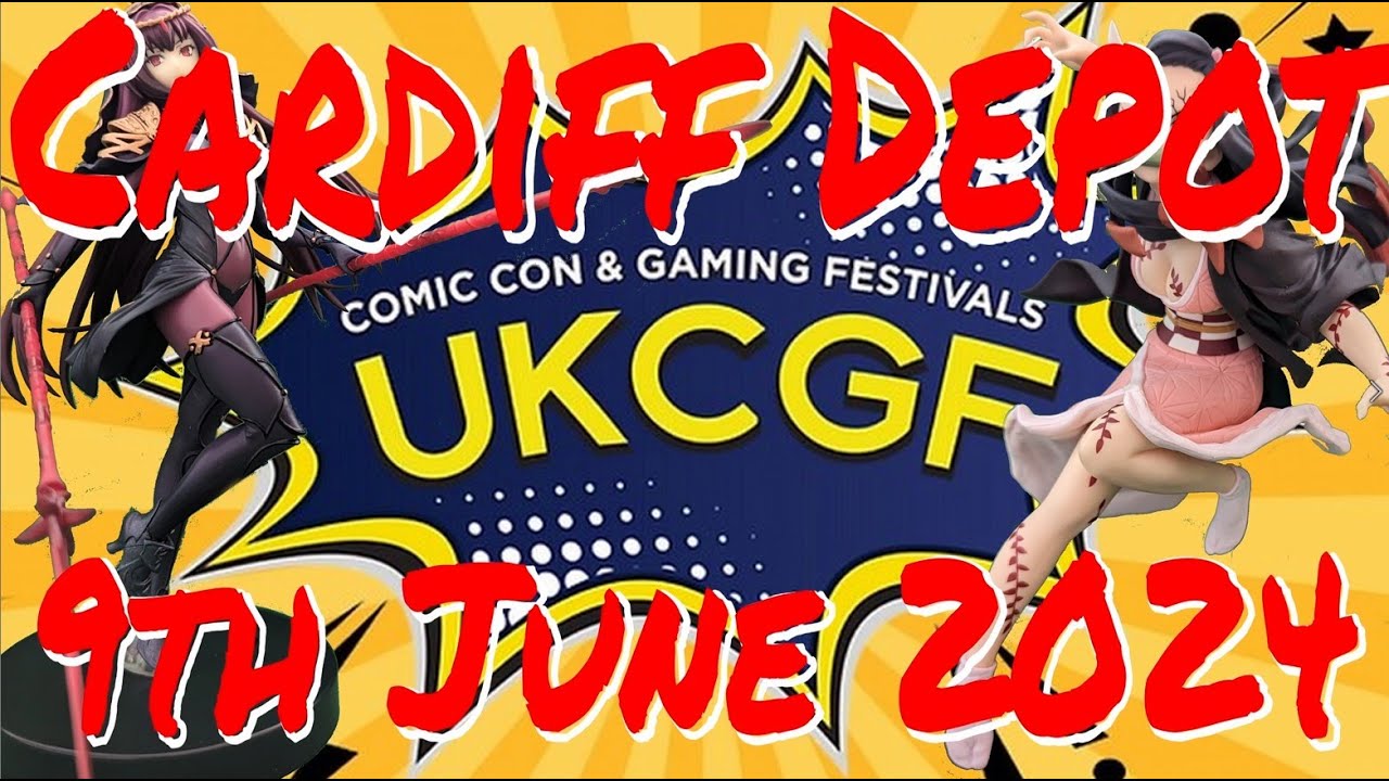 Cardiff Comic Con and unboxing the Anime we bought June 9th in Cardiff ...