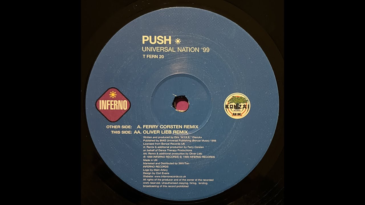 Push - Universal Nation (Ferry Corsten Remix) 1999 - YouTube