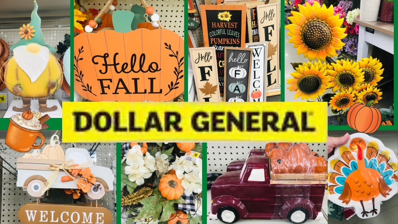 LOOK WHAT’S NEW AT DOLLAR GENERAL SHOP WITH ME FALL DECOR HOME DECOR ...