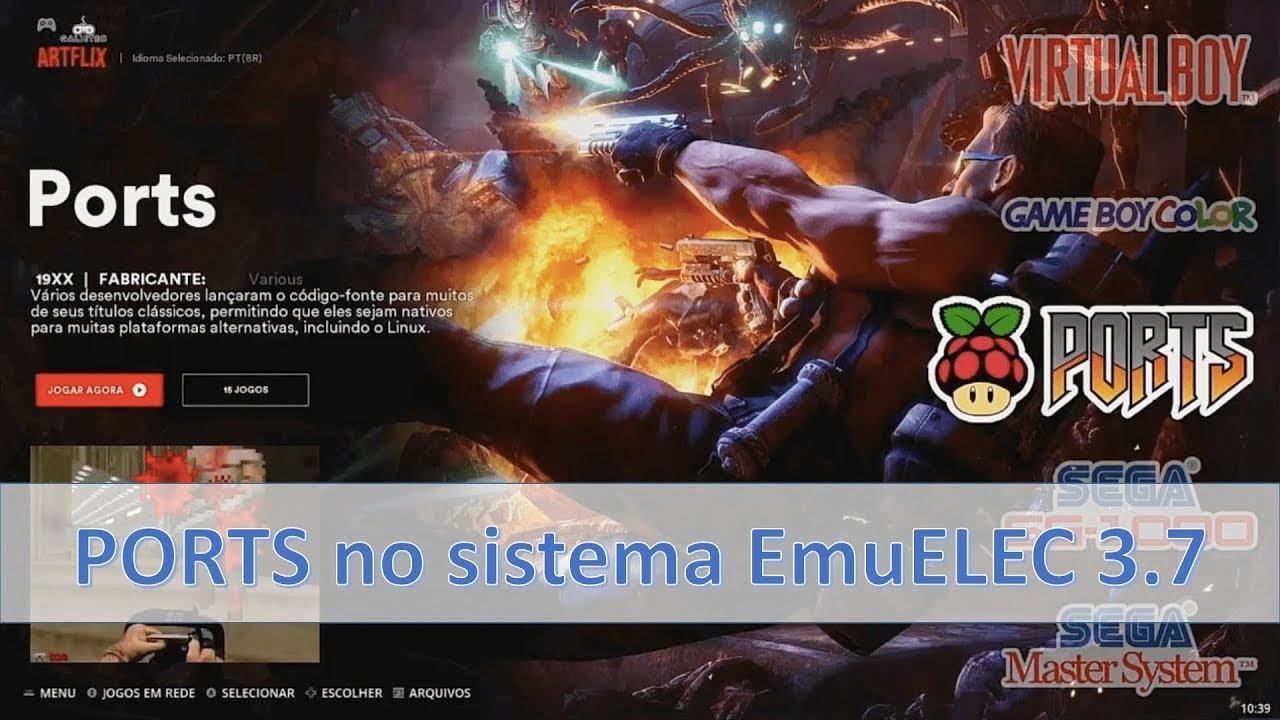 Todos jogos PORTS no sistema EmuELEC - YouTube