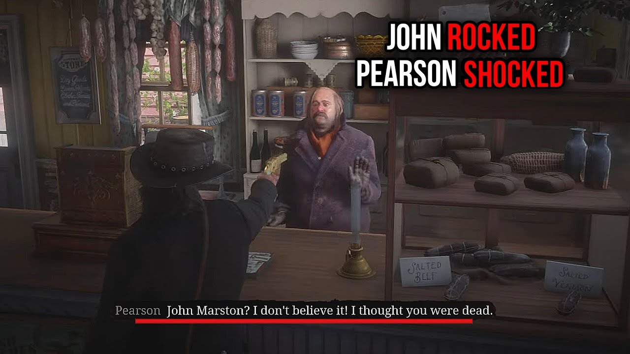 John's first meeting with Pearson after 8 years got ruined | Rdr2 - YouTube